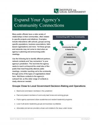 Public Engagement - Institute for Local Government