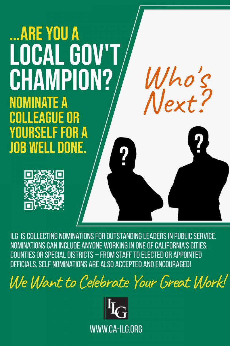 Local Government Champions - Institute for Local Government