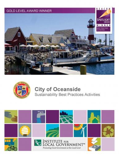 City of Oceanside Sustainability Best Practices Activities - Institute ...
